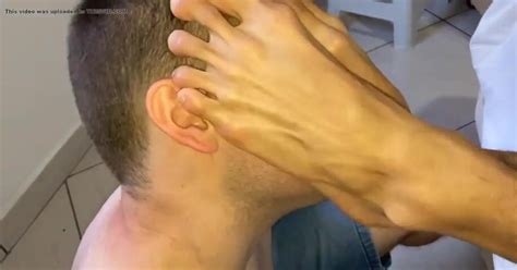 Rubbing Masters Feet On Face