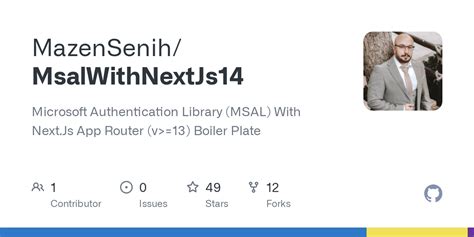 Github Mazensenihmsalwithnextjs14 Microsoft Authentication Library Msal With Nextjs App