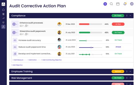 Audit Corrective Action Plan Template