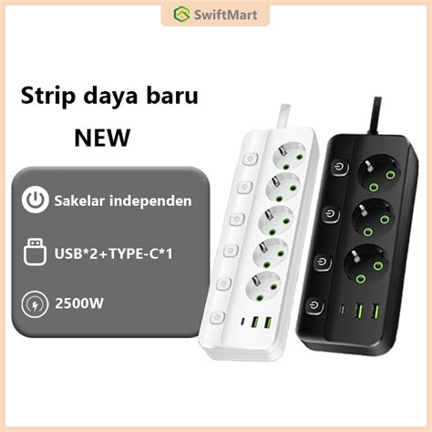 Jual 【ready】power Stop Kontak 235m Stop Kontak Colokan Fast Charging
