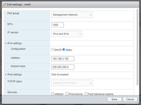 ESXi Setting A Static IP TheDXT