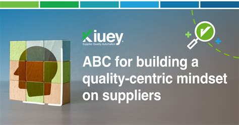 abc for building a quality mindset on suppliers