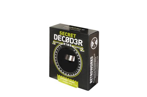 secret decoder ring alphabet cipher etsy