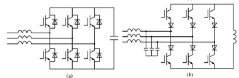 Power Circuits Of The Two Different Three Phase Active Filters A