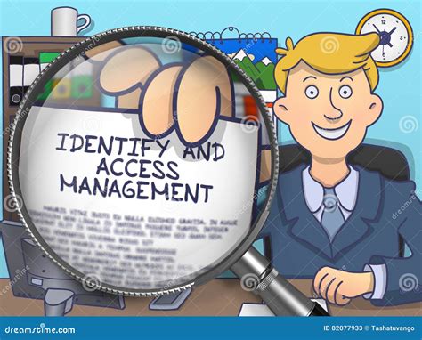 Access Management Authorize Software Authentication Login Form System Cartoon Vector