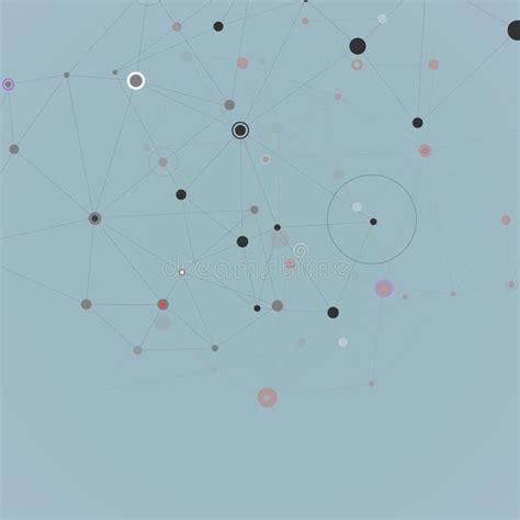 Vector Network And Connection Background For Your Presentation Stock Vector Illustration Of