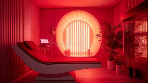 Infrared Light Therapy Radiation Panels And A Healing Bed Or Pod A Type Of Powerful Phototherapy