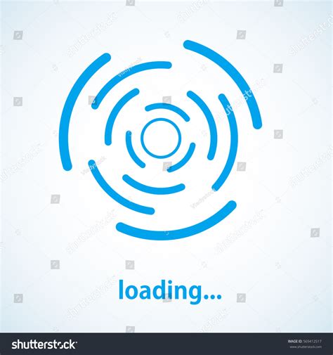 loading icon indicator loading progress vector stock vector royalty
