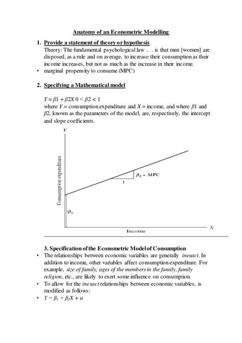 Anatomy Of An Econometric Modelling 1