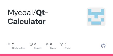 GitHub Mycoal Qt Calculator