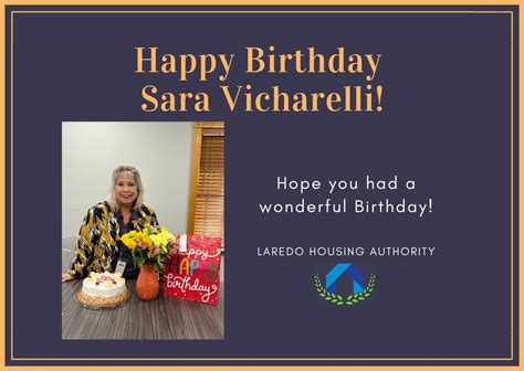 Happy Birthday Mrs Vicharelli Laredo Housing Authority Facebook