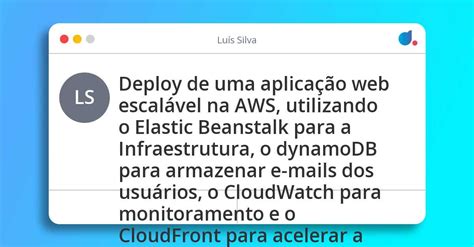 Deploy De Uma Aplicação Web Escalável Na Aws Utilizando O Elastic Beanstalk Para A