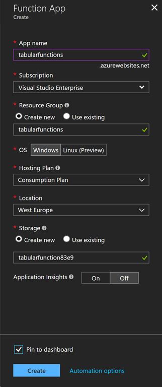 process an azure analysis services tabular model from an azure function