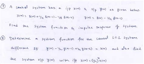 Solved 4 A A Causal System Has A Lp Xin And Olp Yin Ak Olp