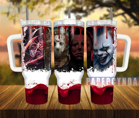 Horror Characters Custom Stanley Cup 40 Oz 30 Oz Tumbler With Handle