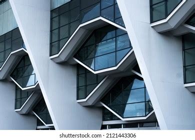 Architectural Building Structure Shaped Windows Stock Photo 2121443306 Shutterstock