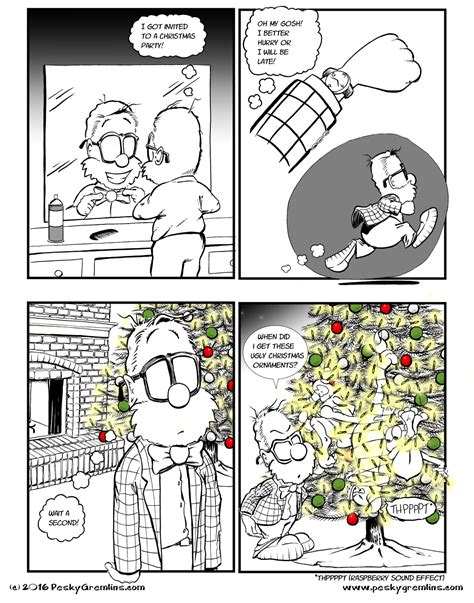 Pesky Gremlins Comic 136 Ugly Ornaments Pesky Gremlins