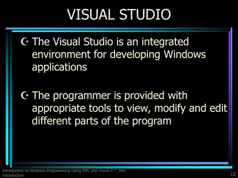 Ppt Windows Programming Using Mfc And Visual C Net Powerpoint Presentation Id5738214