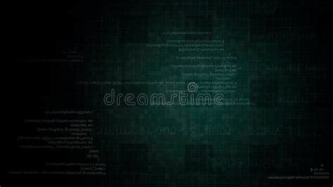abstract program code is written on the screen seamless loop