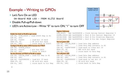Example Writing To Gpios Let S Turn On An Led Chegg