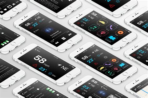 IPhone HUD App Concept THE HOOPS BRAIN