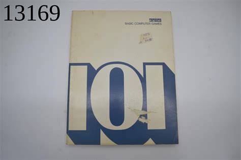 Digital 101 Basic Computer Games 1975 3rd Printing Fatmans Garage Llc