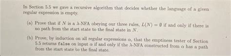 solved in section 5 5 we gave a recursive algorithm that