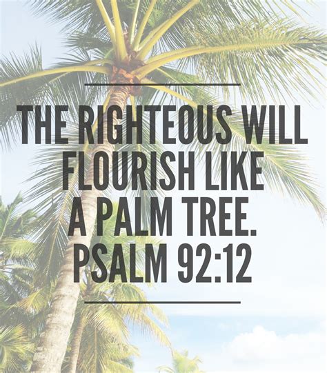 Palm Tree Bible Quotes