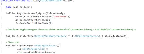 Validations Are Not Working As Expected Using Autofac · Issue 939
