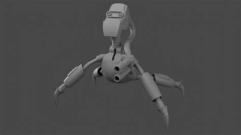 Alien Robot Spider By Namiiria Download Free Stl Model