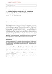 A Preconditioning Technique For Schur Complement Systems Free Download Borrow And Streaming