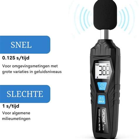 Professionele Decibel Meter Geluidsniveaumeter Geluidsniveaumeter Draagbare Decibelmeter