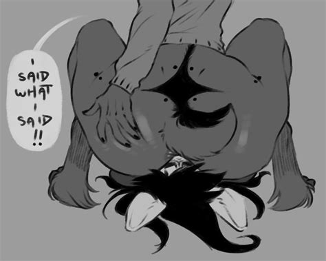 Rule 34 Ambiguous Gender Ambiguous Rimming Male Anal Anthro Ass Back Piercing Bovid Butt Grab