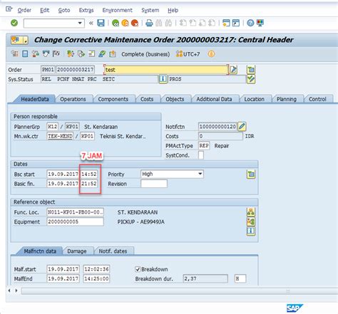 Relationship Maintenance Order Sinau Sap Pm Module