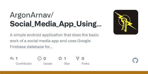 Github Argonarnav Social Media App Using Firebase A Simple Android Application That Does The