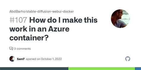 How Do I Make This Work In An Azure Container · Issue 107 · Abdbarho