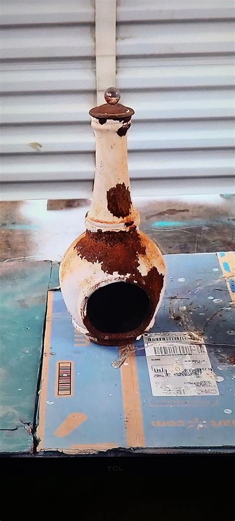 Mini Chiminea Restoration Before And After R Thrifty