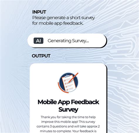 Generate Surveys With AI In Seconds And Accelerate Time To Insight AI Surveys By Prototypr Ai