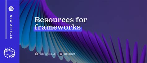 Resources For Frameworks Bidcraft