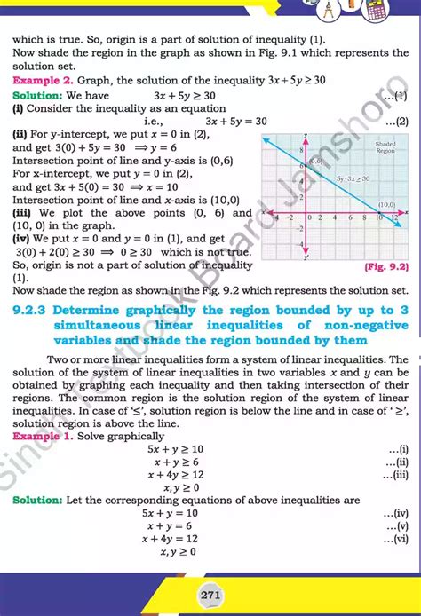 linear programming lp unit 9 mathematics 11th text book