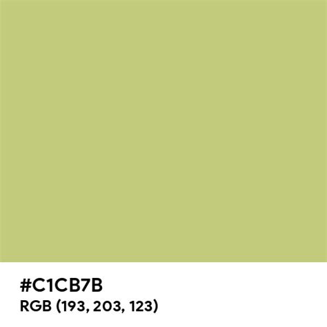 C1cb7b Color Name Is Medium Spring Bud