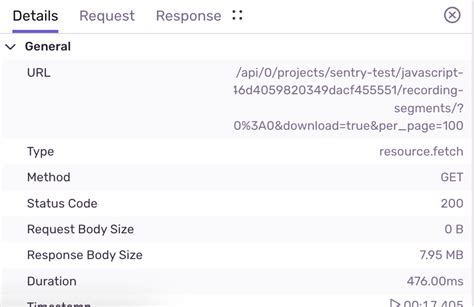 In Replay Details Page On Network Tab Url Is Cut Off · Issue 53962 · Getsentrysentry · Github
