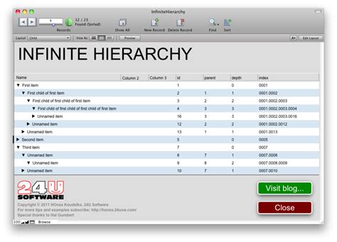 Infinite Hierarchy 24u Software