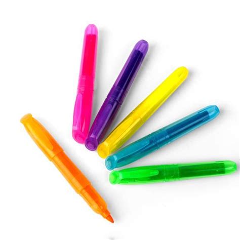 Wholesale Cute Bright Color Gel Mini Highlighter Pen Set Highlighter