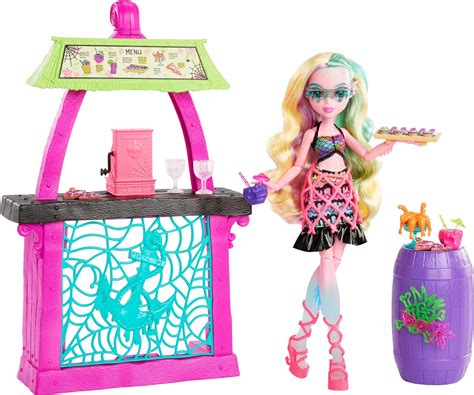 Monster High Lagoona Blue Scare Adise Island Snack Shack Doll Playset