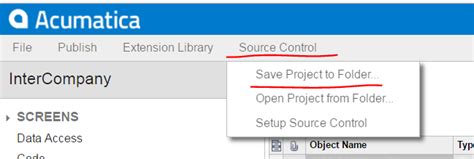 Customization And Source Control Acumatica Developers Blog