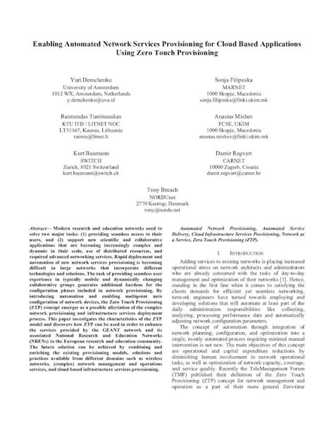 pdf enabling automated network services provisioning for cloud