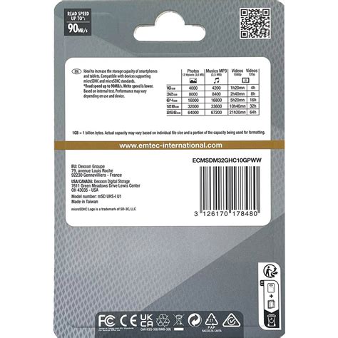 Emtec Gold Memory Card Adapter Gb Each Woolworths