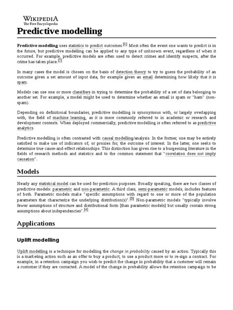 Predictive Modelling Pdf