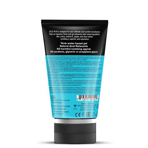 Wicked Sensual Care Jelle Plus Anal Lubricant With Natural Relaxants